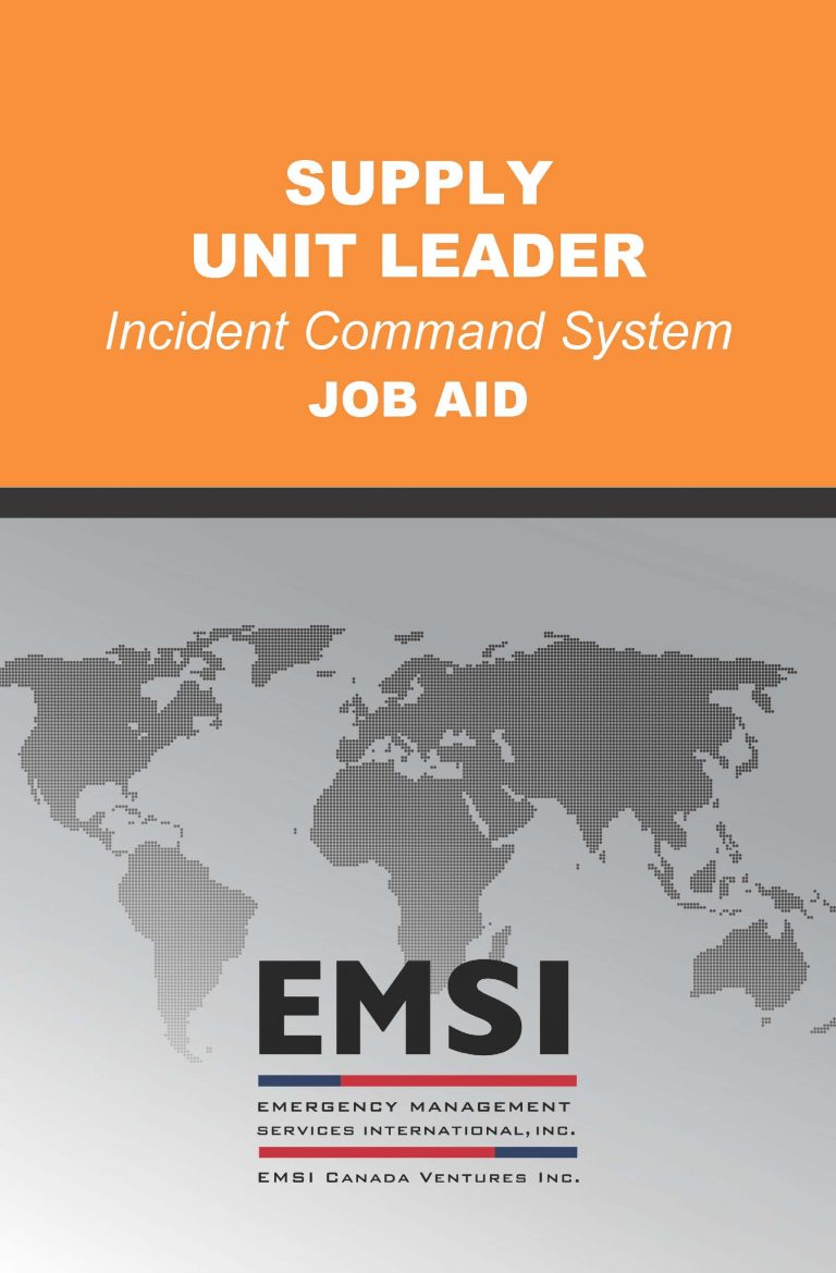 ICS-356 Supply Unit Leader – EMSI