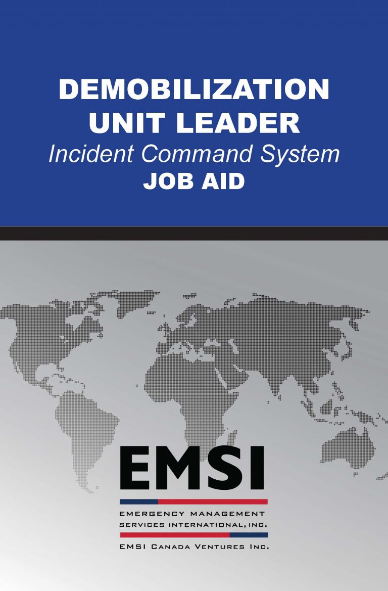 ICS-347 Demobilization Unit Leader – EMSI